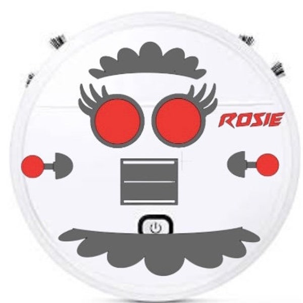 Robot Vacuum Face Decals - Etsy