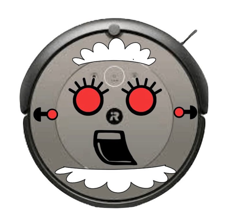 Original Deluxe Rosie the Robot Face Decals for Your Robotic Floor ...