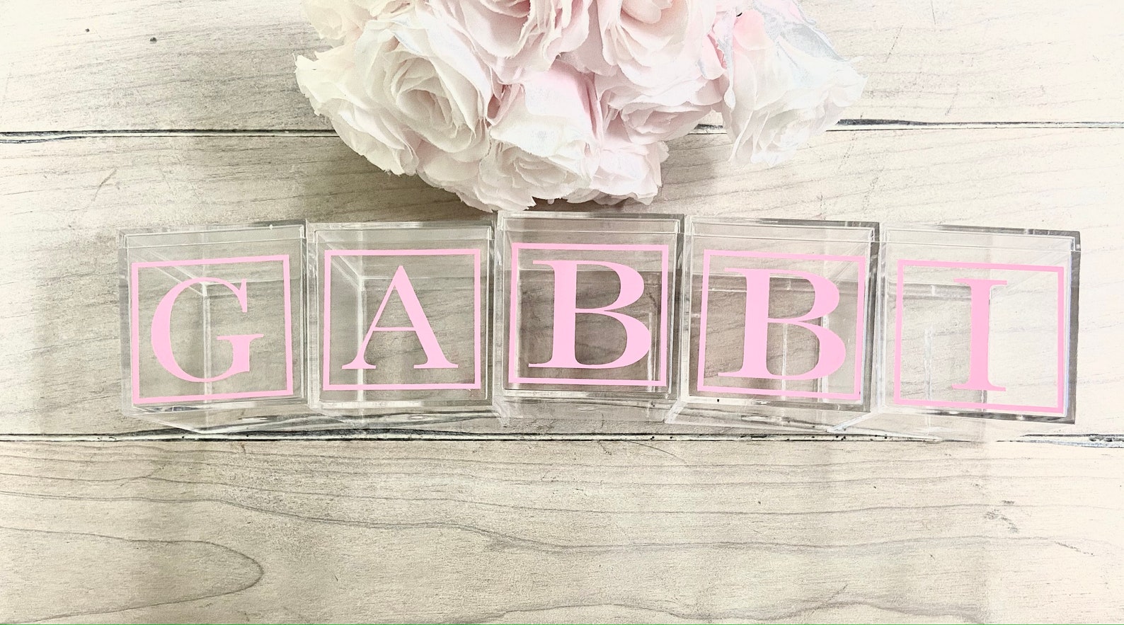 Acrylic Baby Blocks ABC Blocks Alphabet Blocks Name Blocks - Etsy