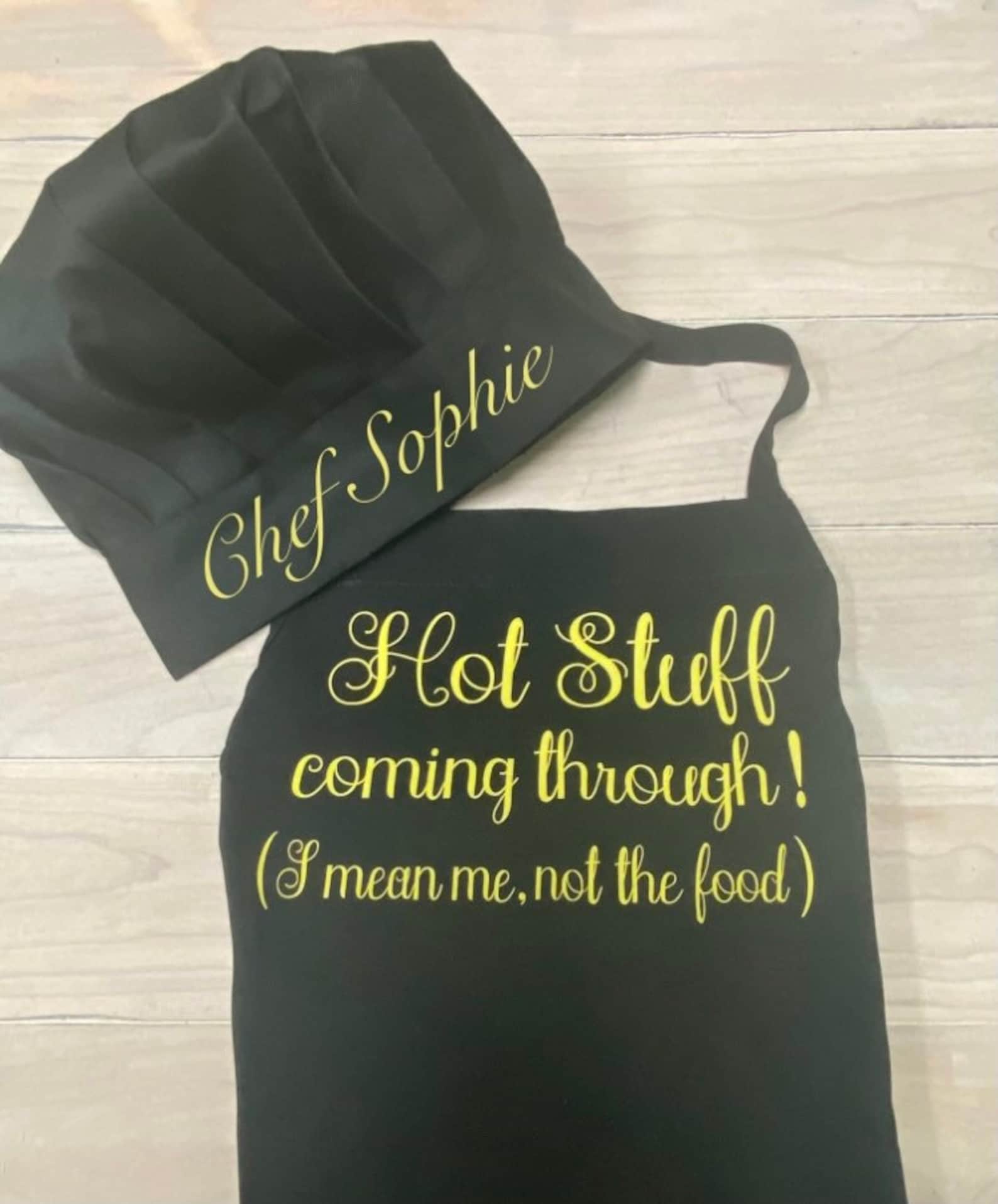Chef Hat and Apron Personalized Apron Adult Chef Hat Baking - Etsy