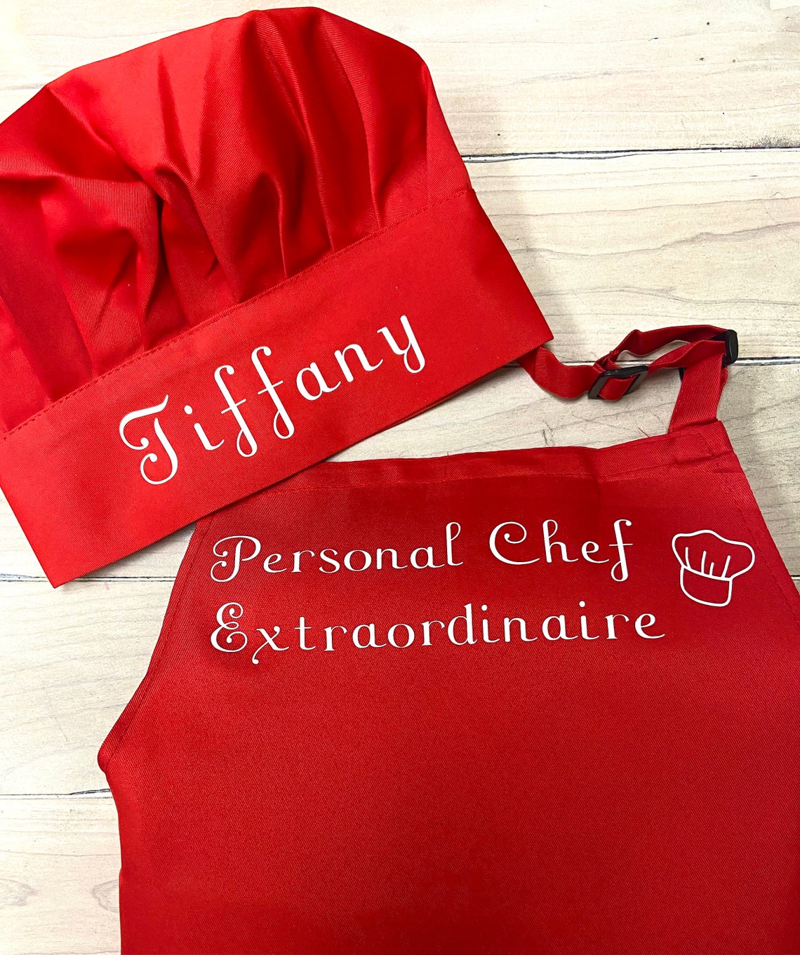 Chef Apron and Chef Hat Personalized Apron Adult Chef Hat - Etsy
