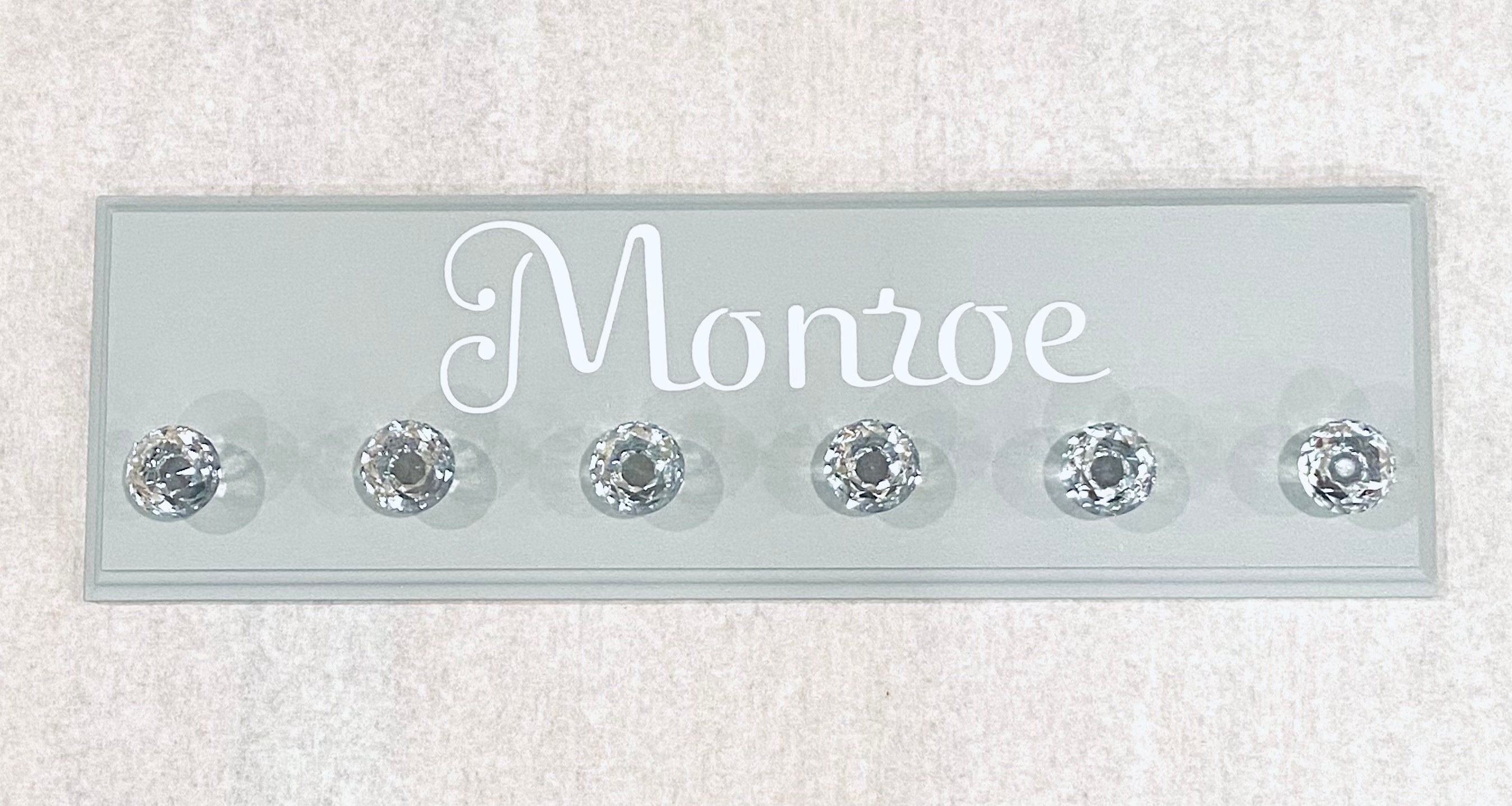 Personalized Hooks for Kids Rainbow Name Hook Custom Wall | Etsy