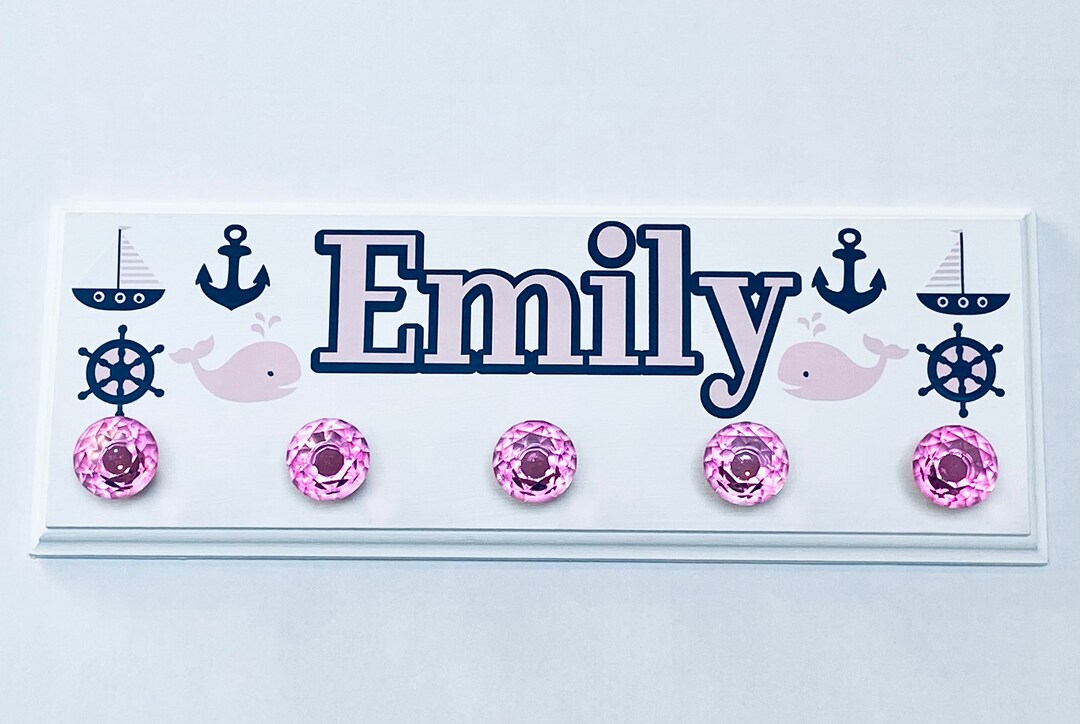 Personalized Hooks for Kids, Name Hook, Custom Wall Hook, Kids Wall ...