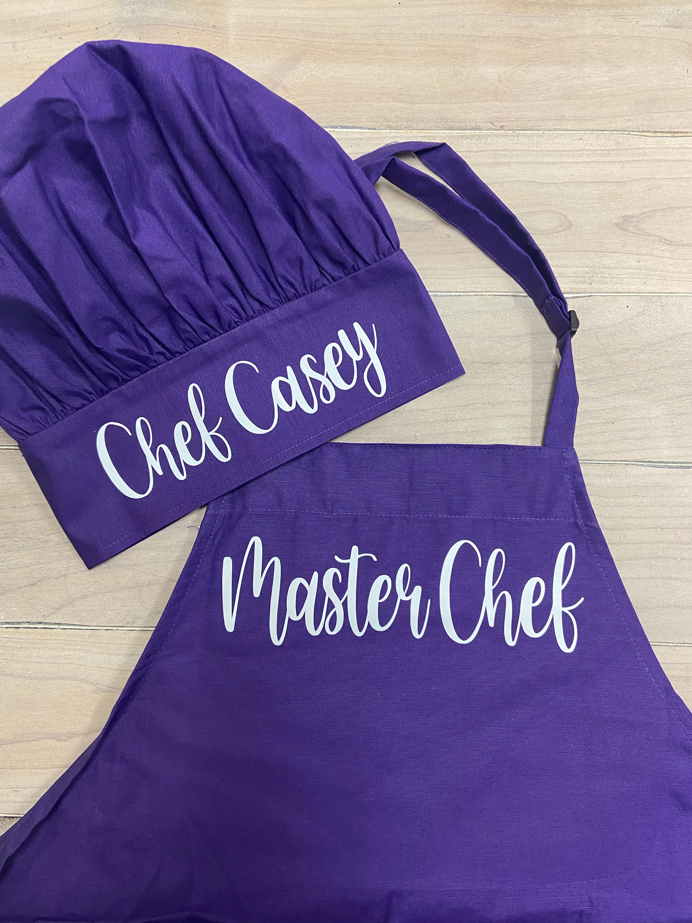 Chef Apron and Chef Hat Personalized Apron Adult Chef Hat | Etsy