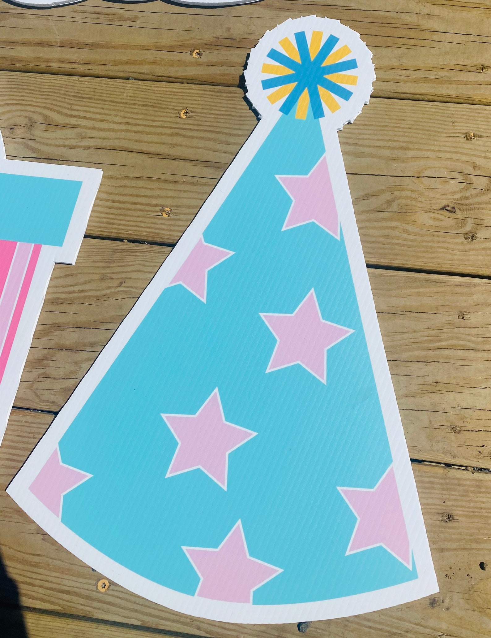 The kristen Happy Birthday Sign Yard Card Lawn Rental - Etsy