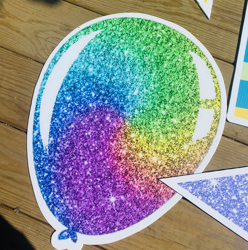 The kristen Happy Birthday Sign Yard Card Lawn Rental - Etsy