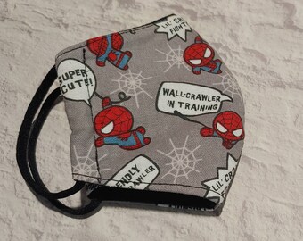 Spidey Face Mask - Etsy