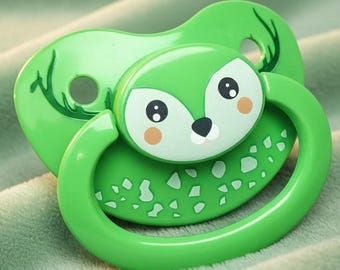 Cute Green Deer / Fawn Adult Pacifier (AB/DL, Ages 18+) - Etsy