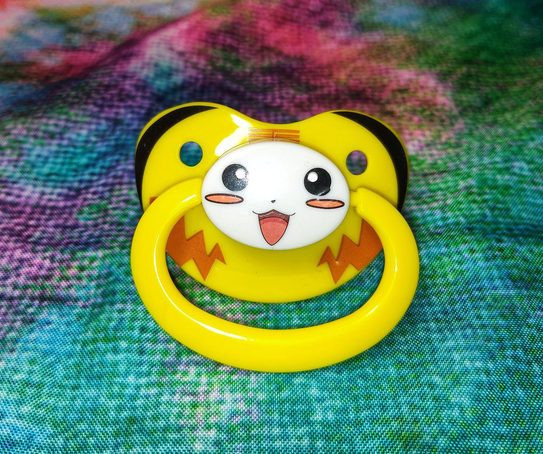 Pikachu Pokémon Adult Pacifier (AB/DL, Ages 18+) - Etsy