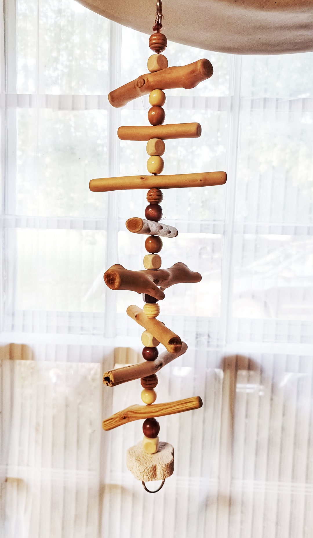 Fancy Wooden Climber Toy - Deluxe Natural Wood Enrichment for Gliders ...