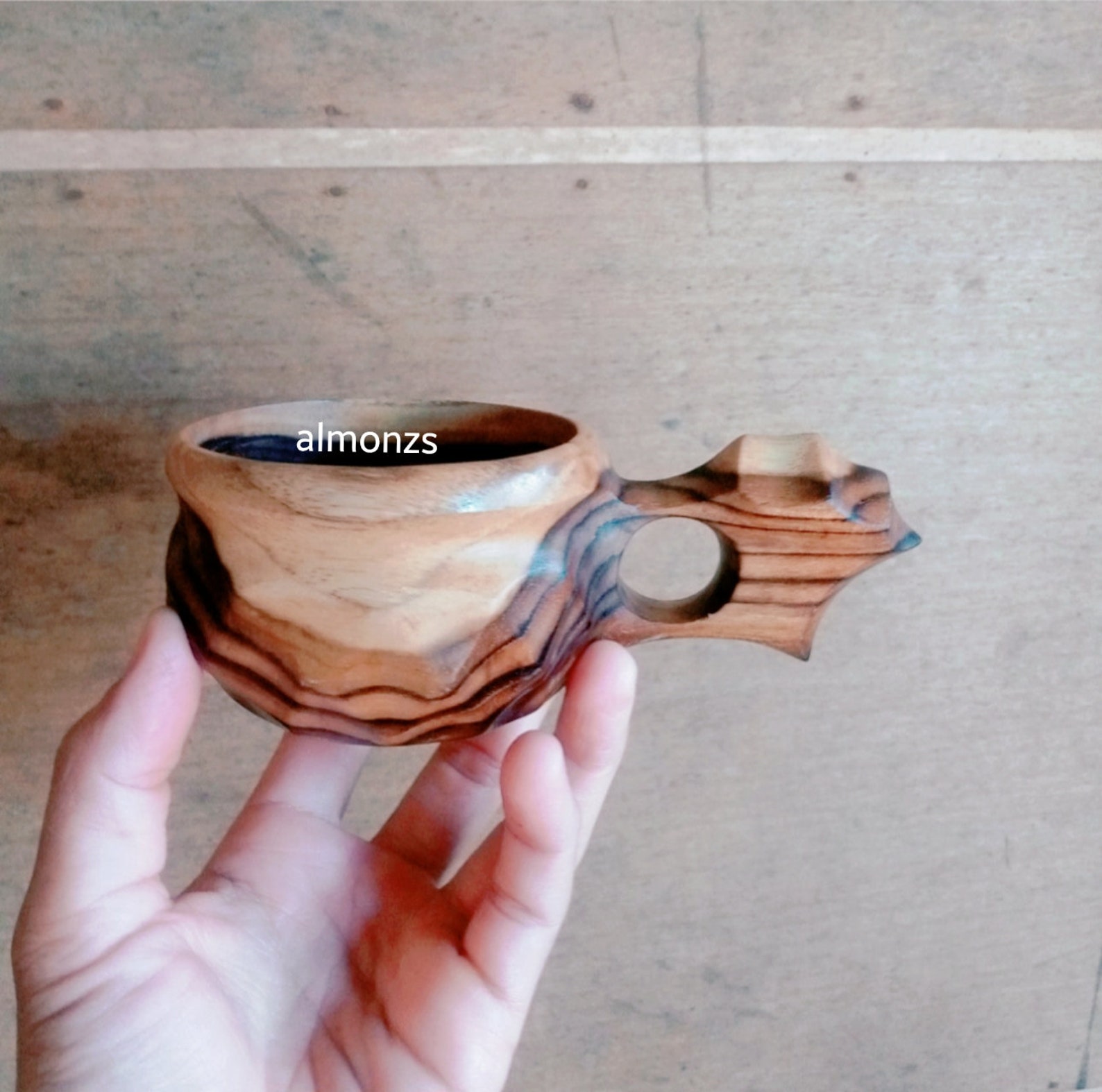 Bushcraft , Outdoor Cup, Kuksa, Wood Cup, Coffee Cup, Tea Cup, Personal ...
