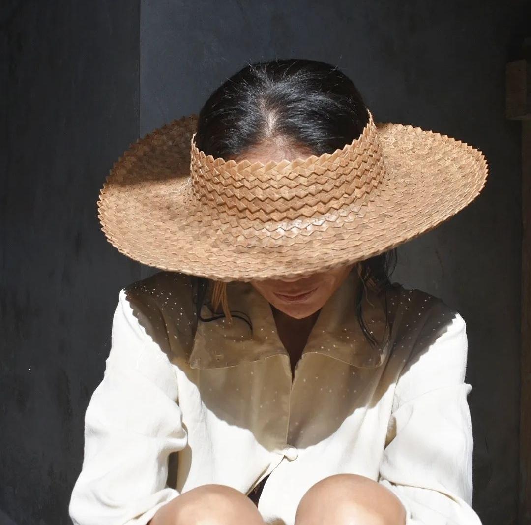 Handmade Bali Straw Sun Hat: Boho Hawaiian Lauhala Wide Brim - Etsy