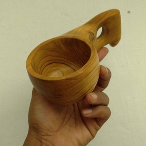 Bushcraft Outdoor Cup Kuksa Wood Cup Coffee Cup Tea Cup - Etsy