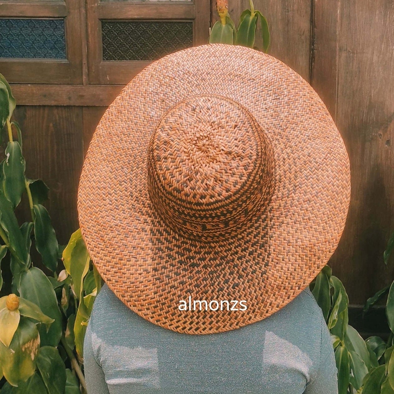 Borneo Classic Rattan Hat, Ethnic Straw Hat, Boater Hat, Beach Hat ...