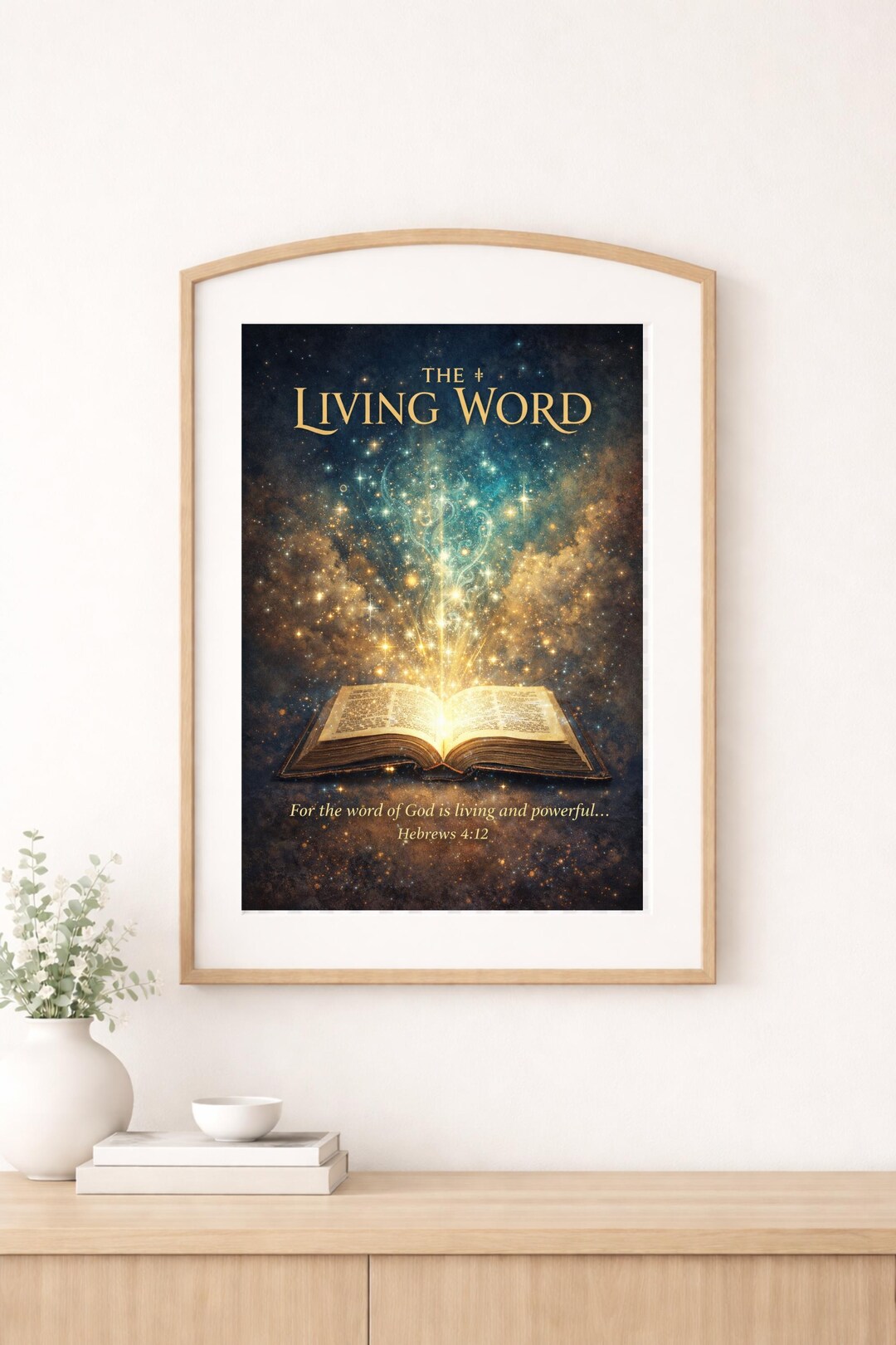 Living and Powerful – the Living Word Hebrews 4 Wall Art - Etsy