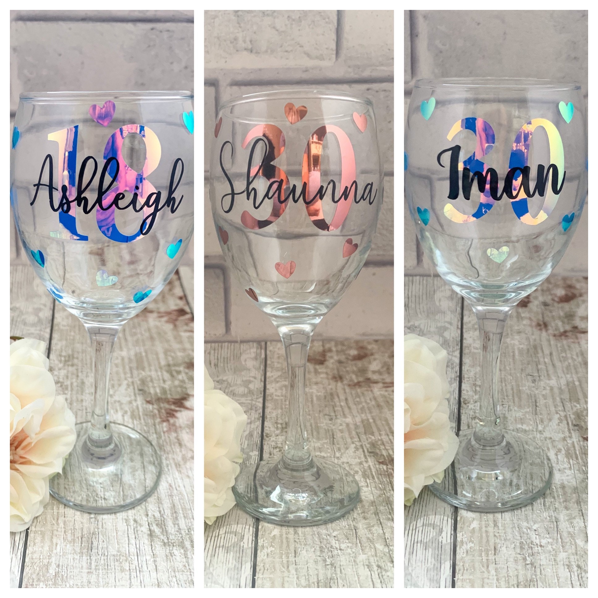 Wine Glass With Name Gin Glass With Name Mug With Name | Etsy