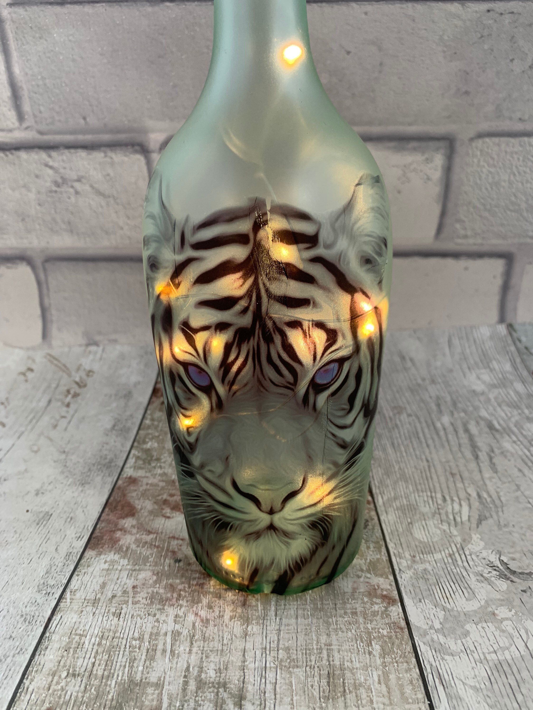 Tiger Light Tiger Lover Tiger Gifts Light up Bottle Tiger - Etsy UK