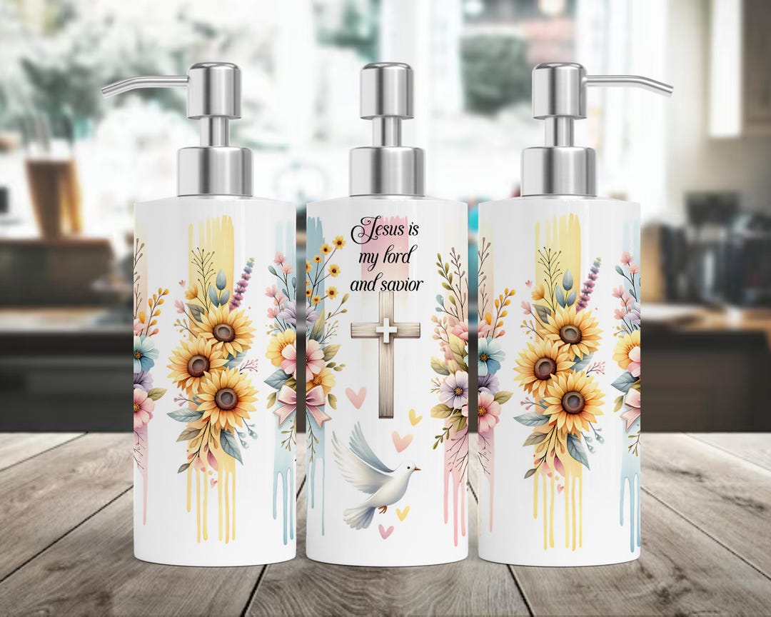 Christian Seamless Soap Dispenser, Brushstroke Digital Design Png ...