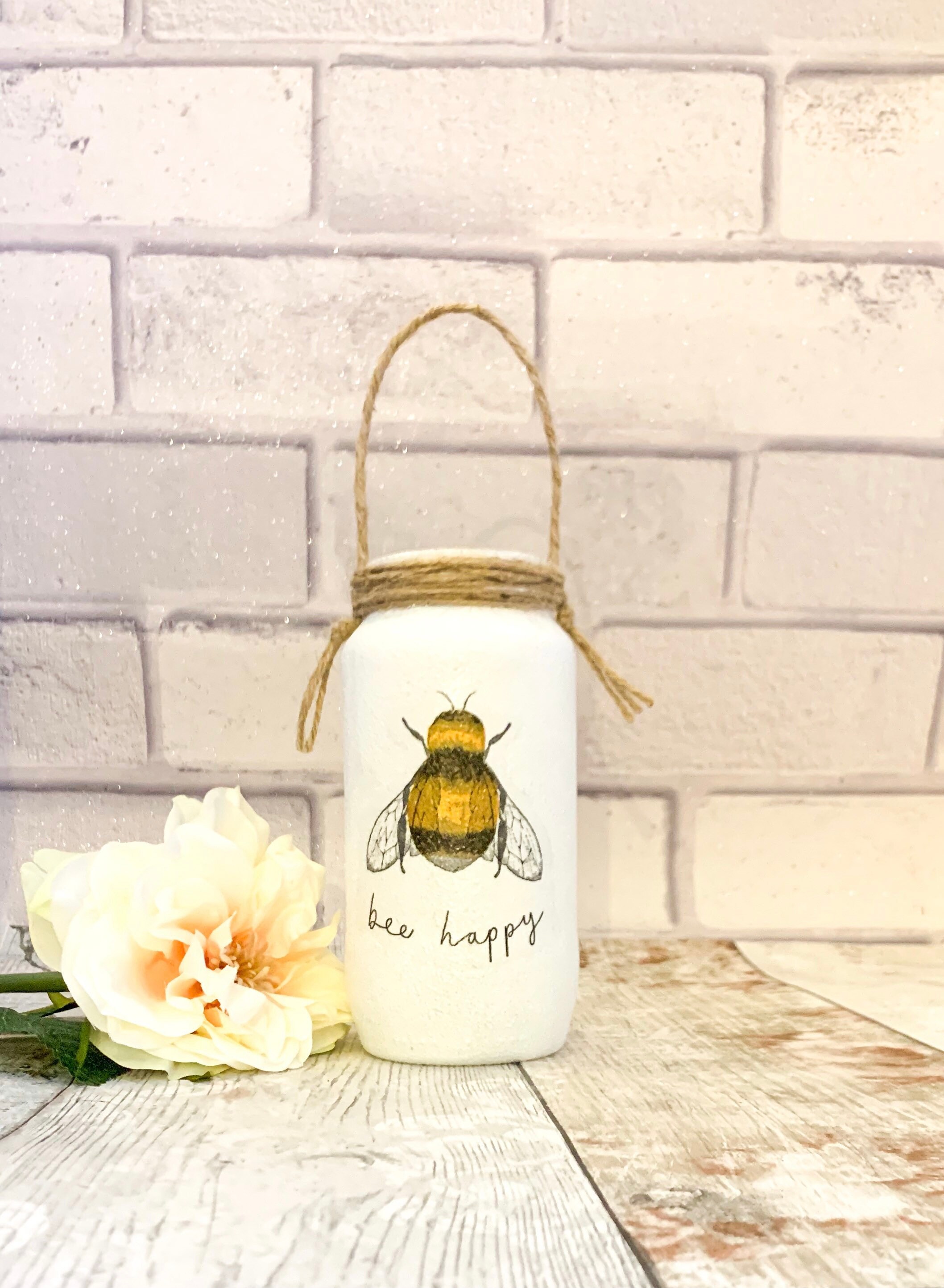 Bee Lantern, Bee Light, Hanging Bee Decoration, Bumble Bee Gifts, Light ...