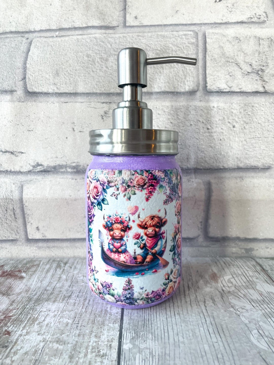Highland Cow Soap Dispenser, Highland Cow Gifts, Soap Dispenser ...