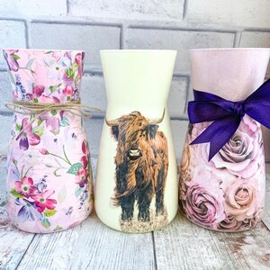 Highland Cow Vase, Highland Cow Gifts, Highland Cow Home Decor, Brown ...