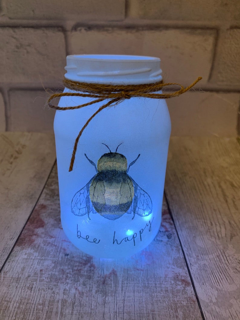 Bee Lantern Bee Light Hanging Bee Decoration Bumble Bee - Etsy