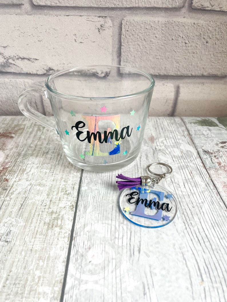 Personalised Coffee Cup, Coffee Mug With Name, Glass Mug With Handle ...