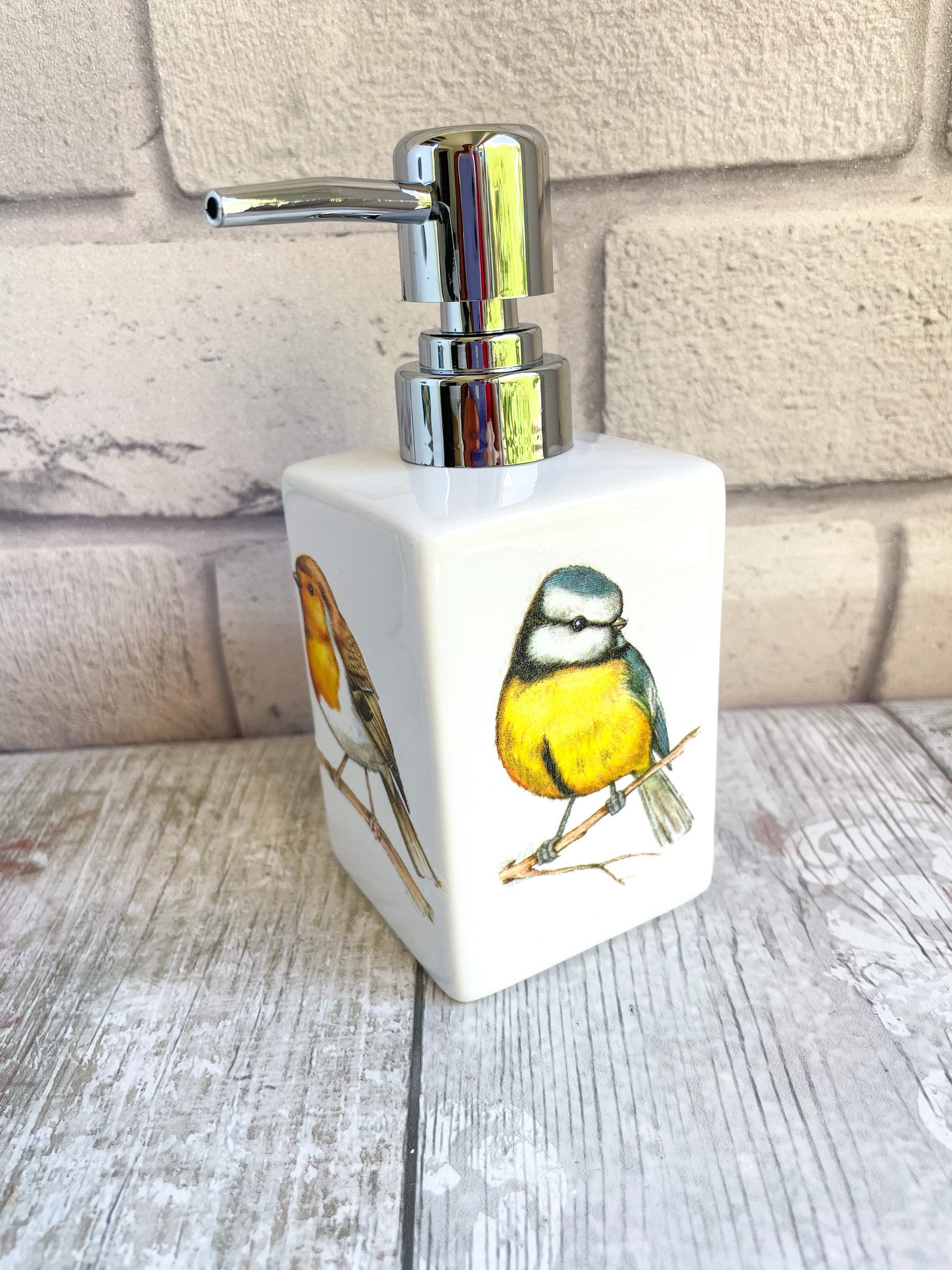 Bird Soap Dispenser, Ceramic Soap Dispenser Pump, Kitchen Hand Soap ...