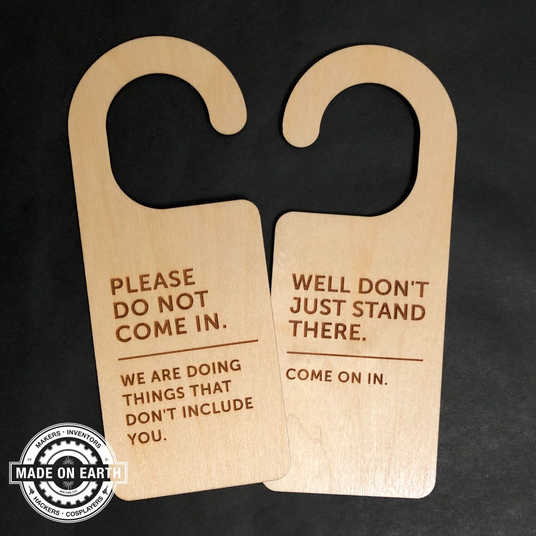 Do Not Disturb | Do Not Come in | Work Door Hanger | Office Sign ...