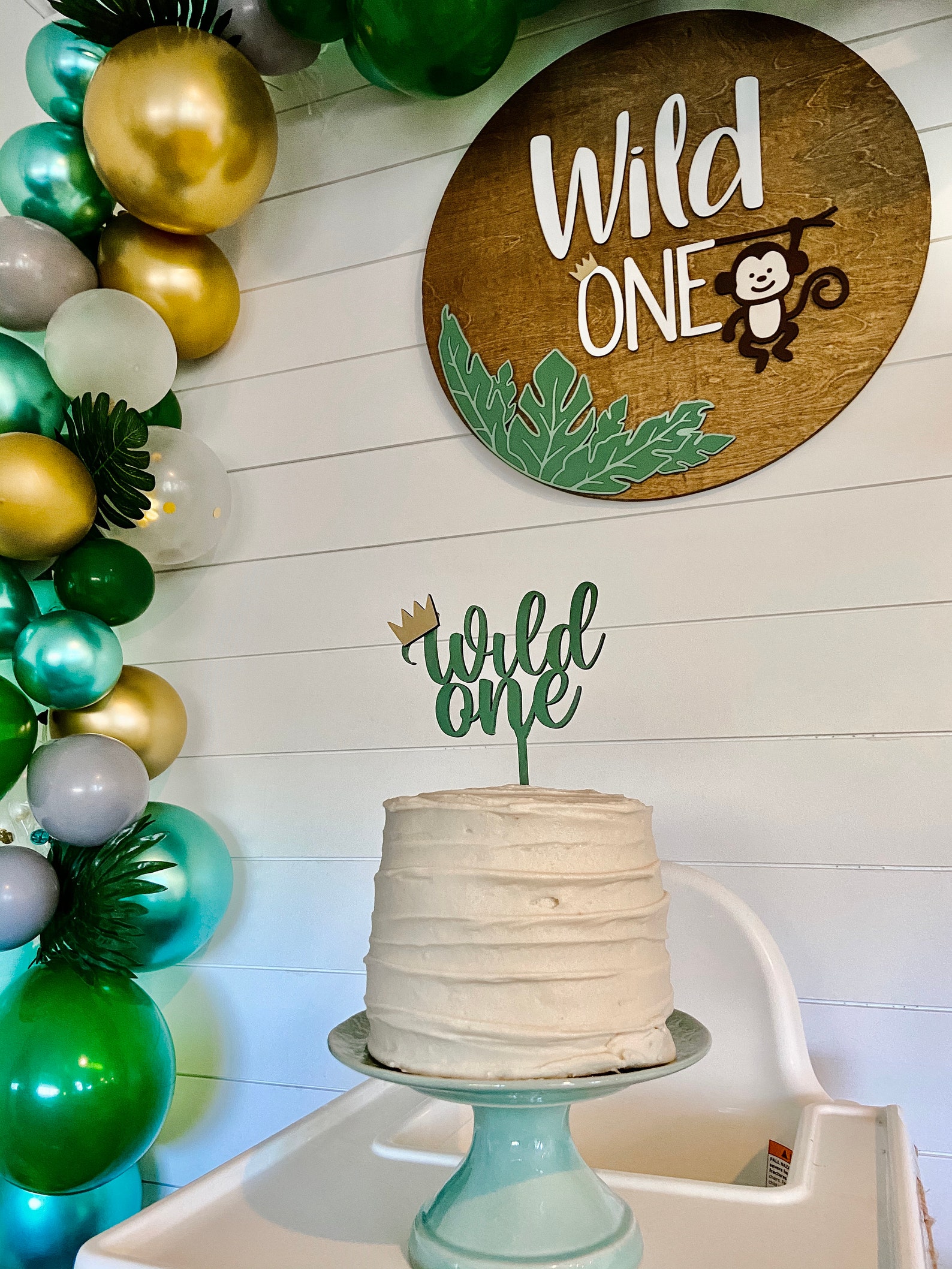 Wild One Sign Baby 1st Birthday Sign 3D Animal Sign - Etsy