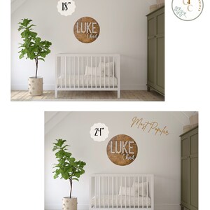 Moon and Stars Nursery Sign Custom Baby Name Sign Nursery 3D Sign ...