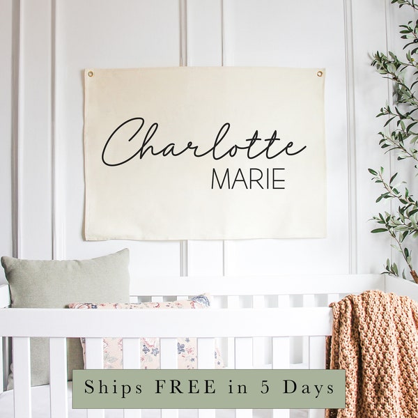 Name Banner for Nursery - Etsy