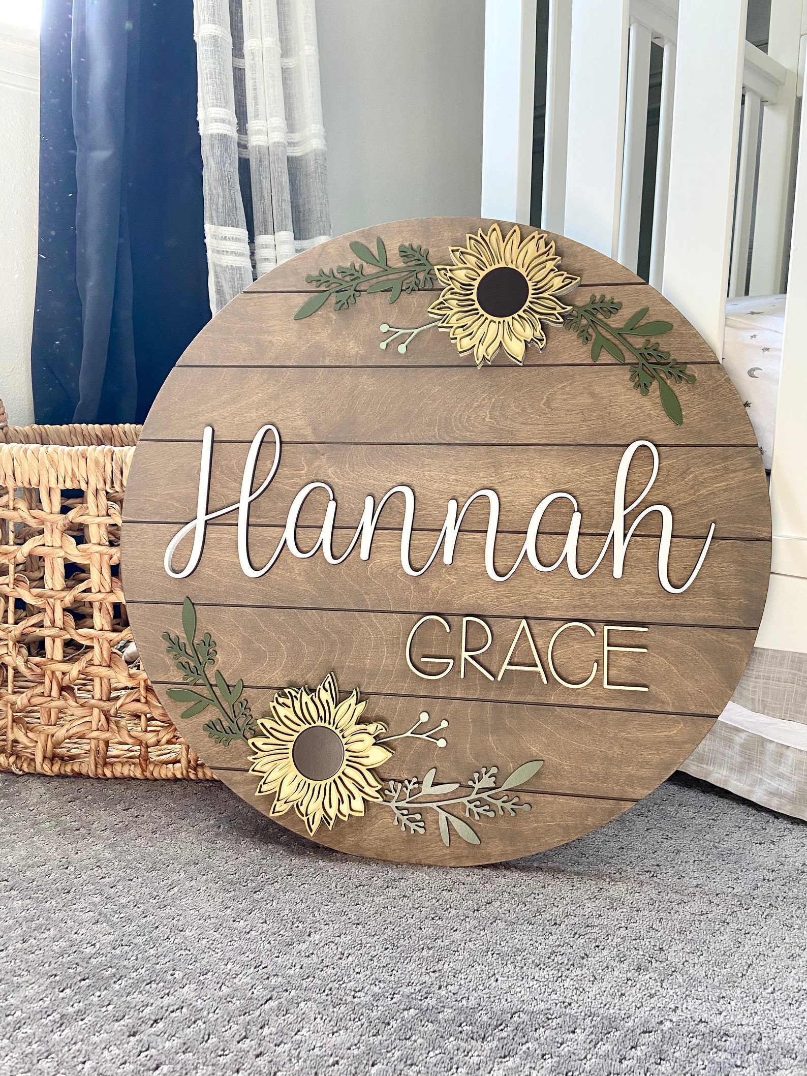 Custom Baby Name Sign Nursery Name Sign Baby Girl Sign | Etsy