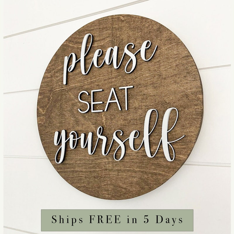 Please Seat Yourself - Etsy