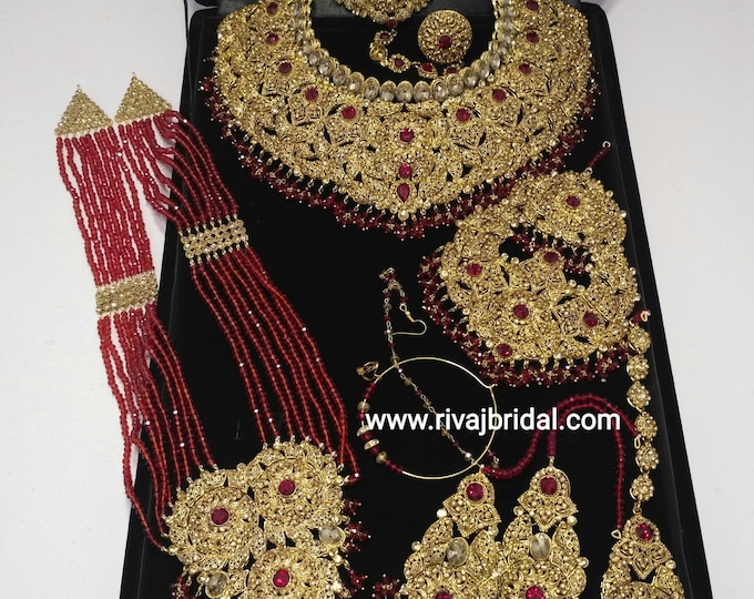 Pakistani Bridal Jewelry - Etsy