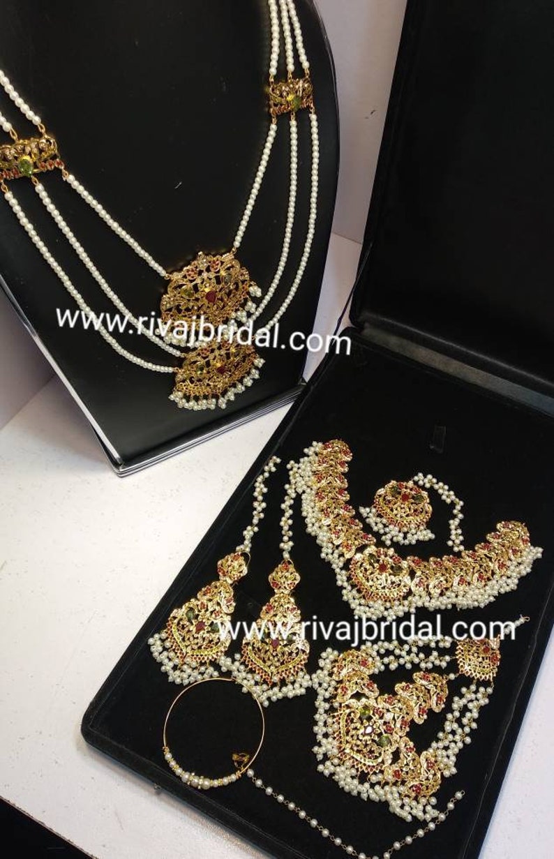 Pakistani Indian Asian Bridal Wedding Jewelry Sets - Etsy UK