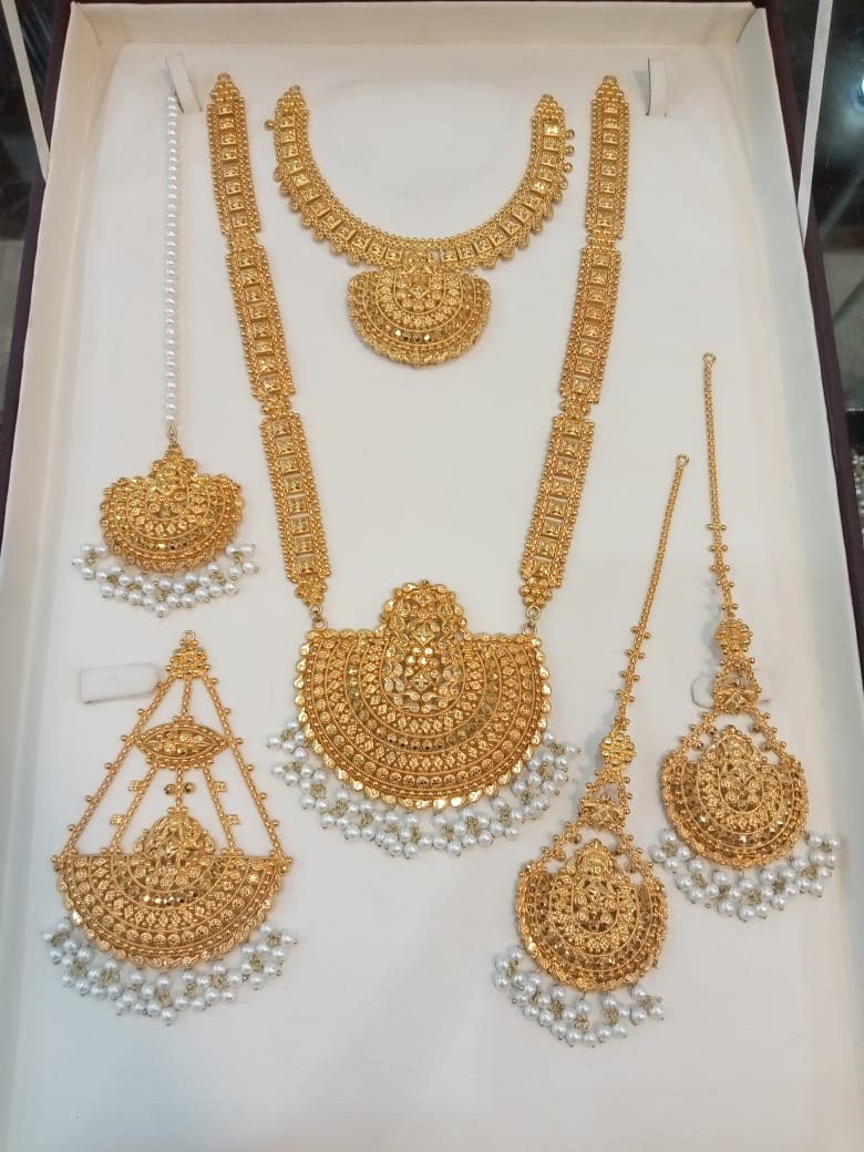 Gold-plated High Quality Pakistani Indian Asian Bridal Wedding Jewelry ...