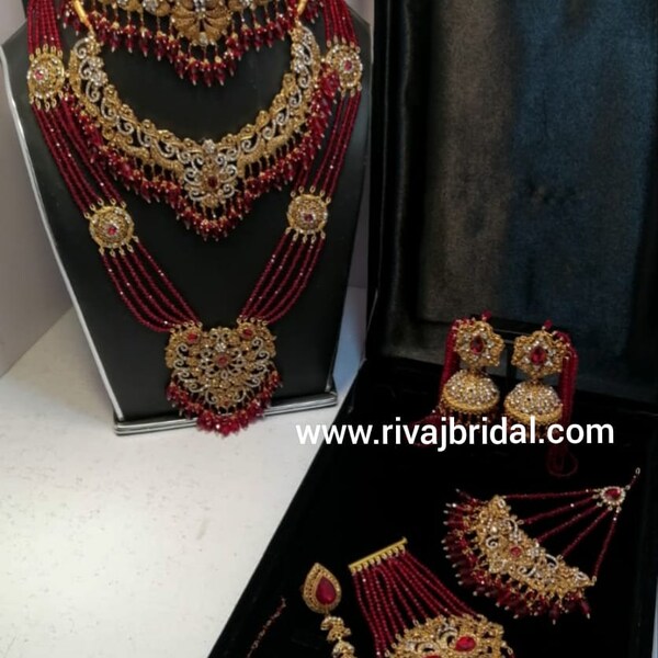 Pakistani Bridal Jewelry Set - Etsy