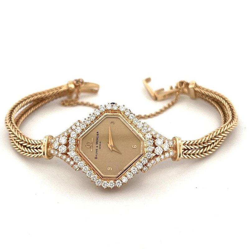 Gold Baume Mercier Watches - Etsy