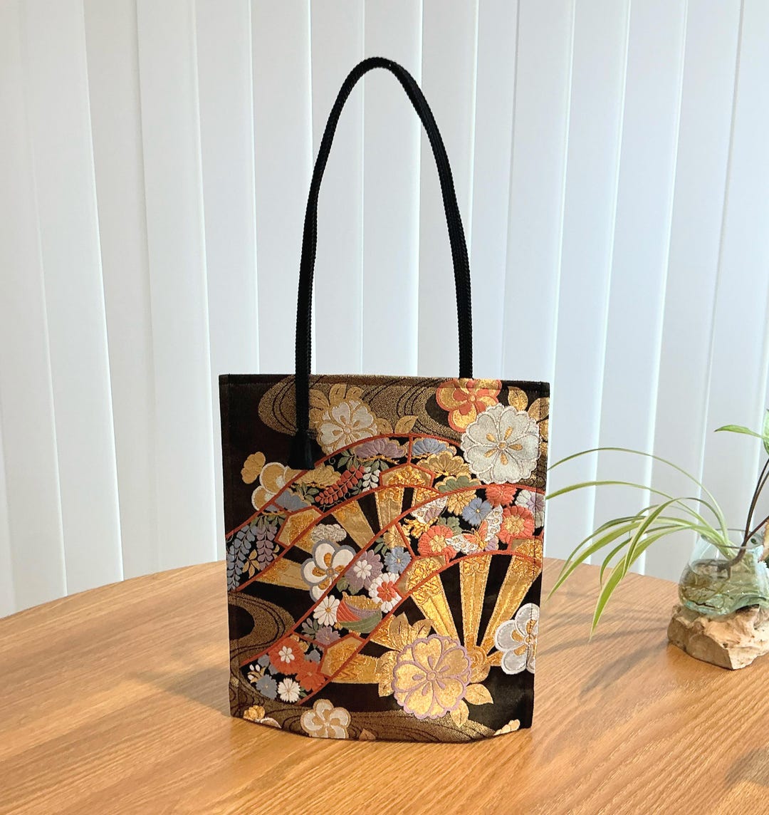Japanese Handbag, Kimono Bag, Obi Bag, Antique Bag - Etsy
