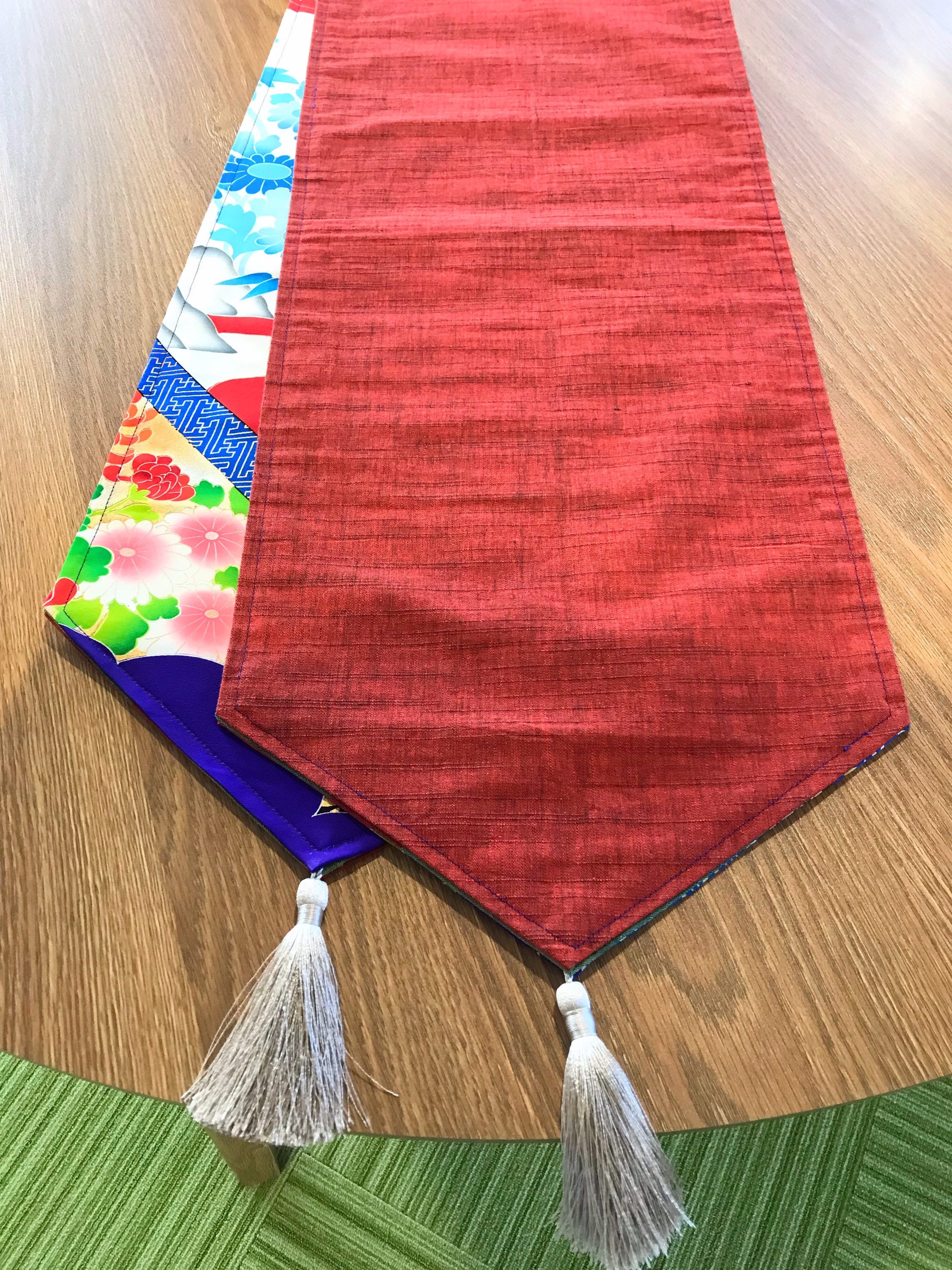 Japanese Table Runner, Kimono Table Runner, - Etsy