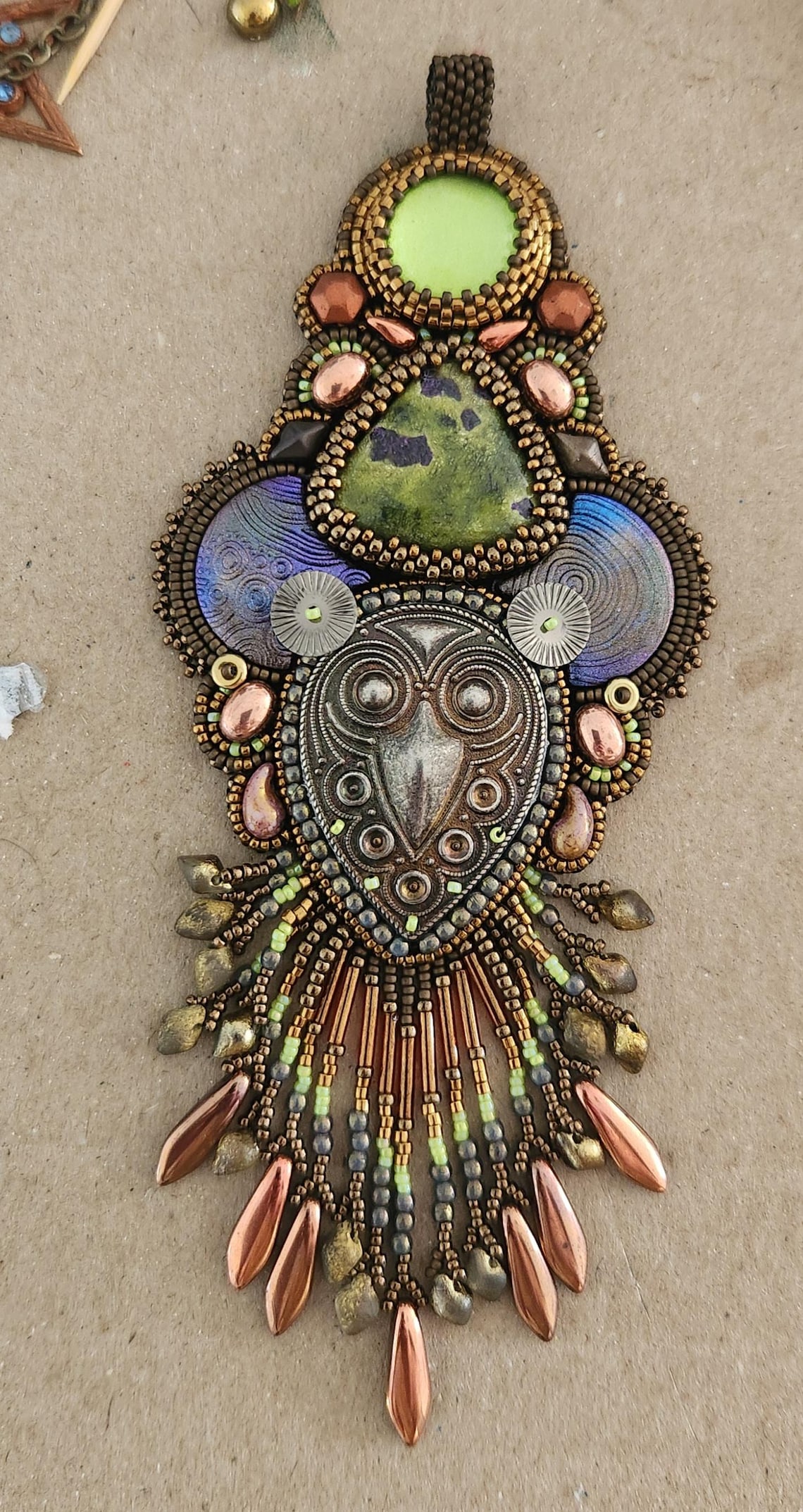 Polymer Clay Cabochon. Resined Surface. Oval 3.5x1.75cm - Etsy