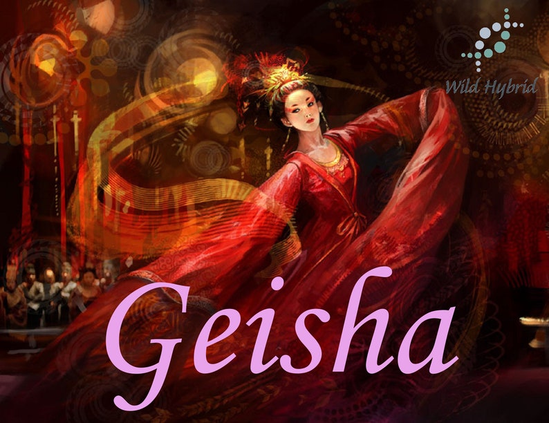 Geisha Perfume Oil 5ml Cherry Blossom, Green Tea, White Violet ...