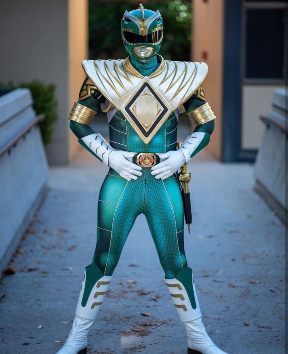 BITS Green Ranger Dragon Shield Bat in the Sun Version | Etsy