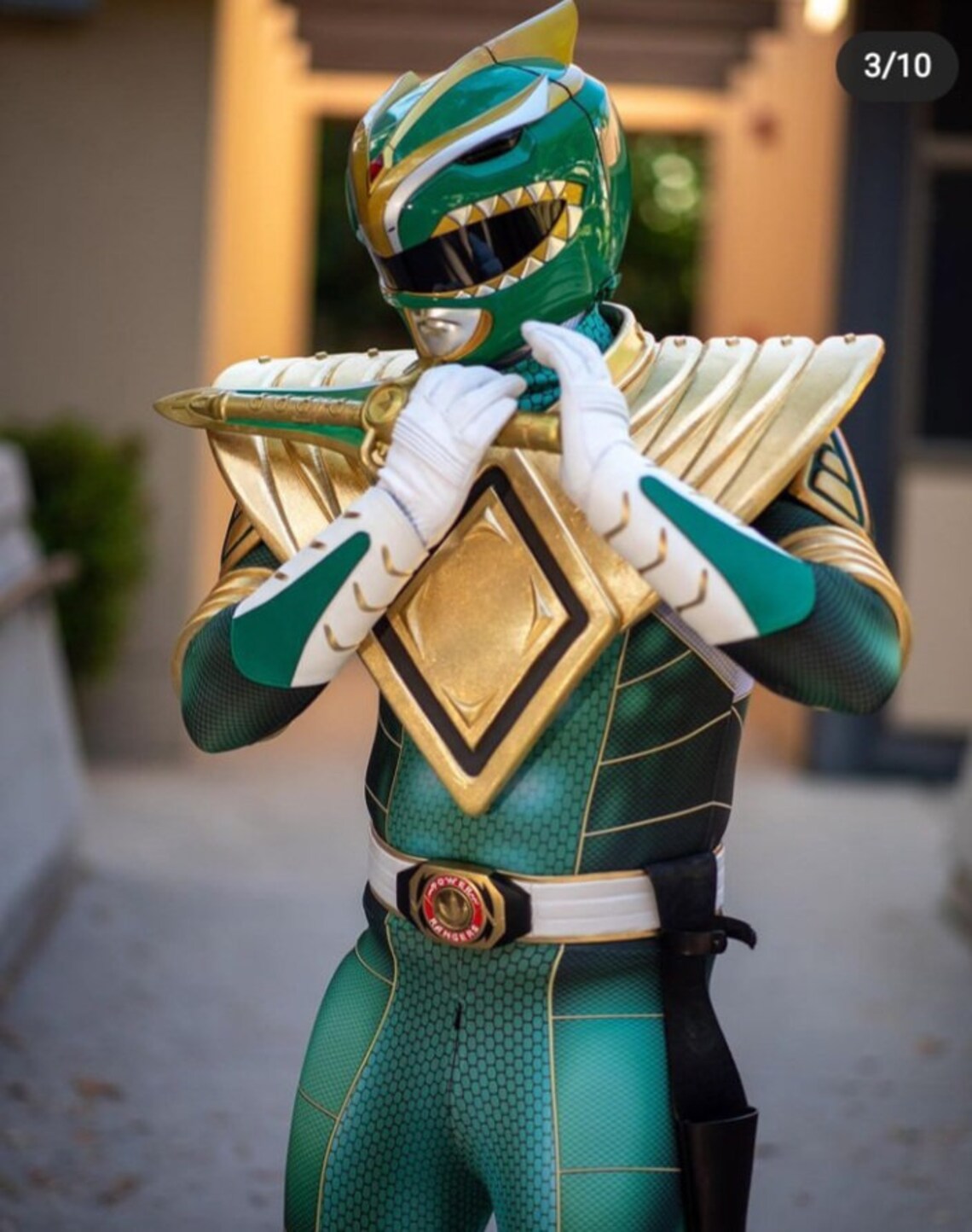 BITS Green Ranger Dragon Shield Bat in the Sun Version | Etsy