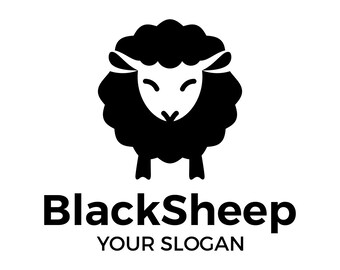 Zwart schaap svg - Etsy Nederland