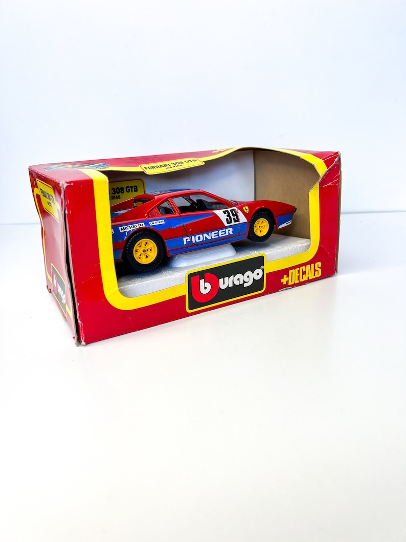 Burago Diecast Ferrari 308 GTB , Vintage Sport Model Car - Etsy