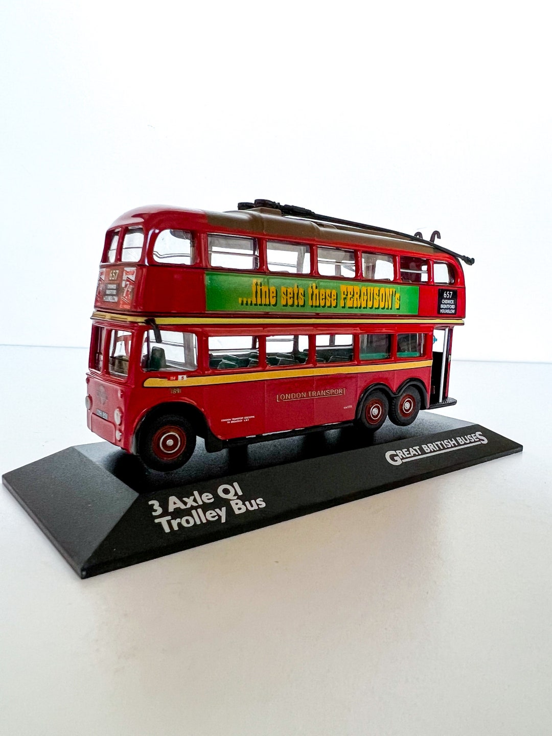 Great British Buses - Atlas Series 3 Axle Q1 Trolley Bus - 1:76 Scale ...