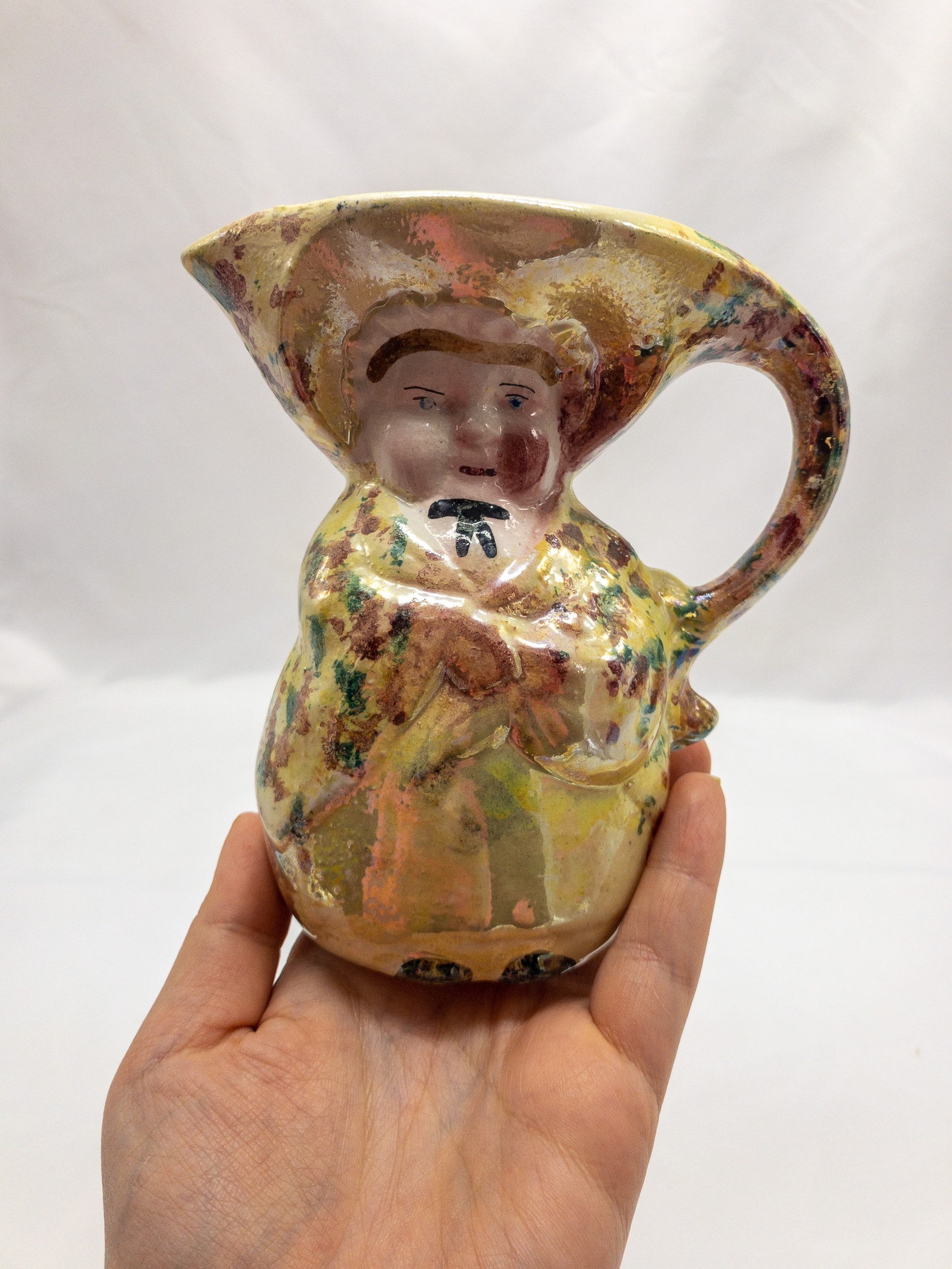 Lady Toby Jug Vintage Antique Rare Floral Toby Jug - Etsy Sweden