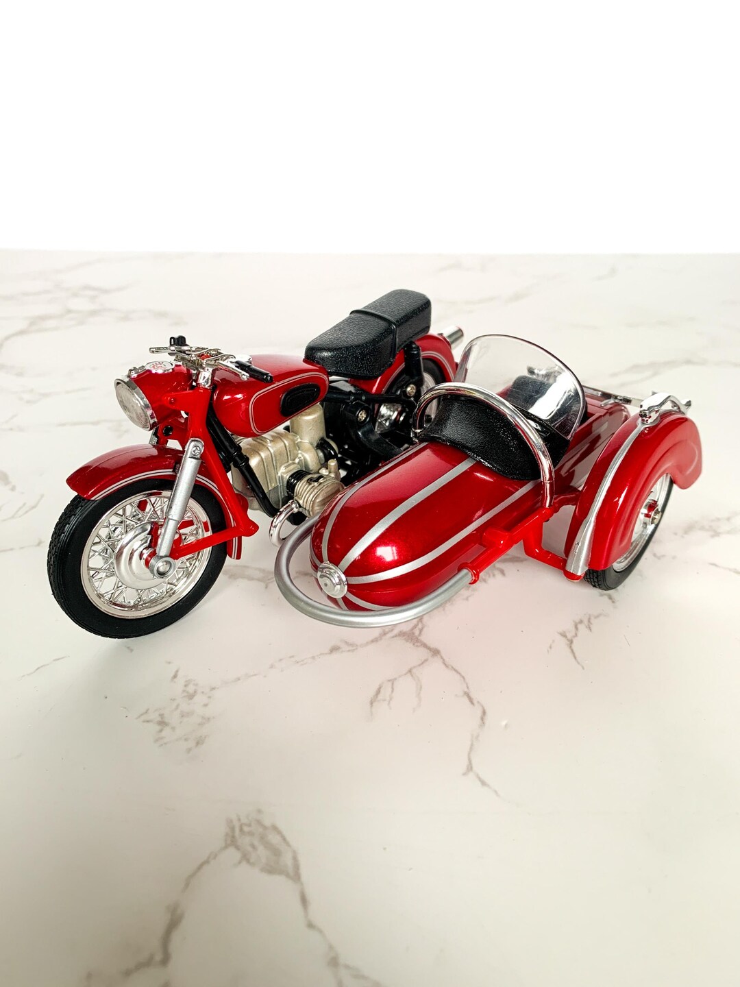 Red BMW R69S Sidecar Motorcycle Model 1/18 Scale - Etsy